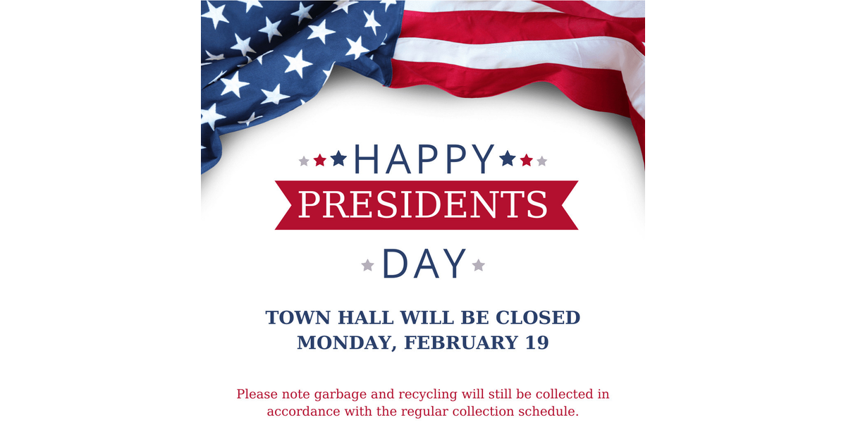 Town Hall Closed for Presidents' Day, Monday, Feb. 19 | Millburn/Short ...