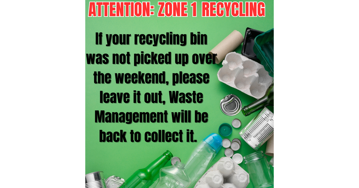 Clark DPW Reports Some Zone 1 Recycling Delays | Clark, NJ News TAPinto ...