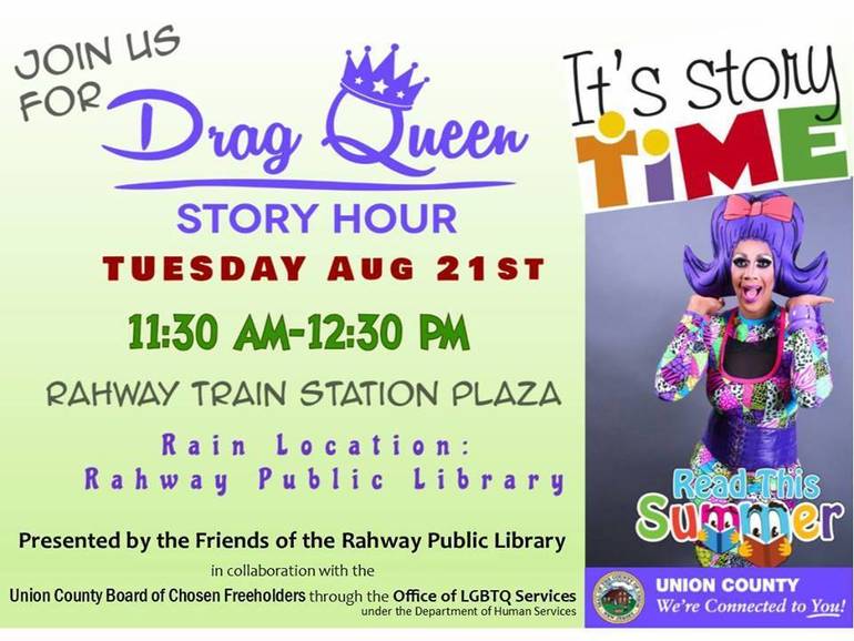 Drag Queen Story Hour Coming to Rahway - TAPinto