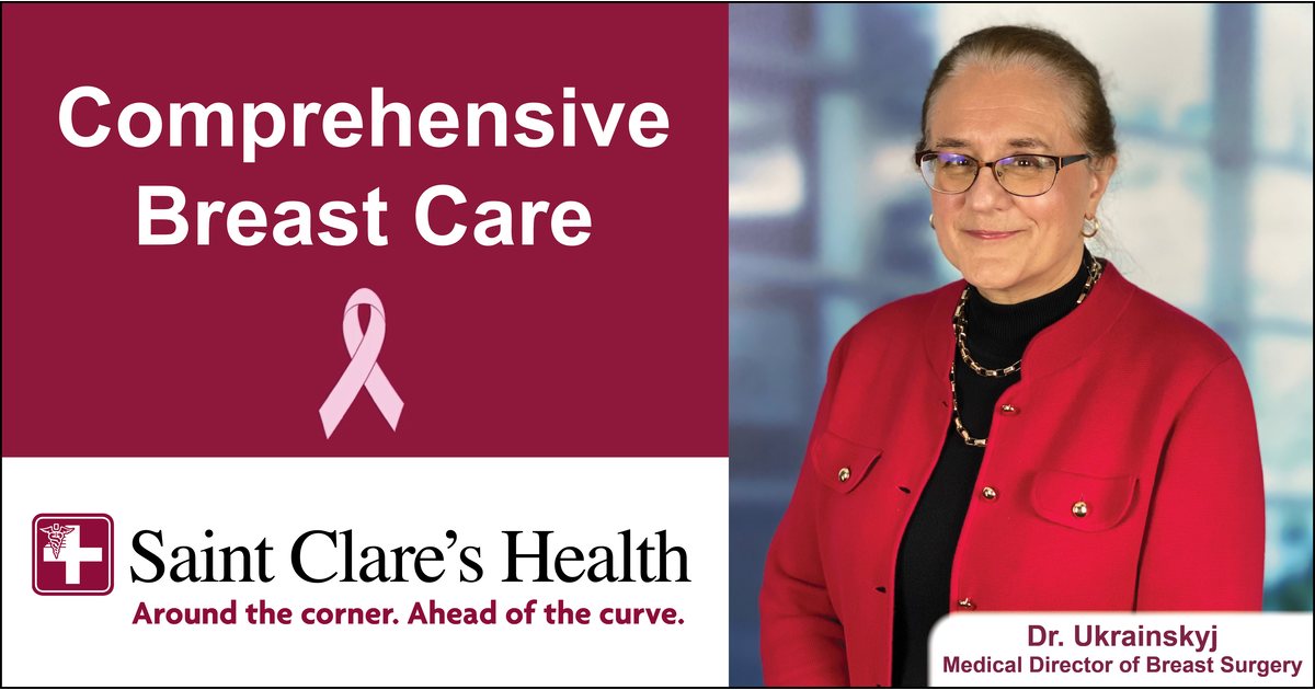 Take Care of Yourself with Comprehensive Breast Care at Saint Clare’s ...