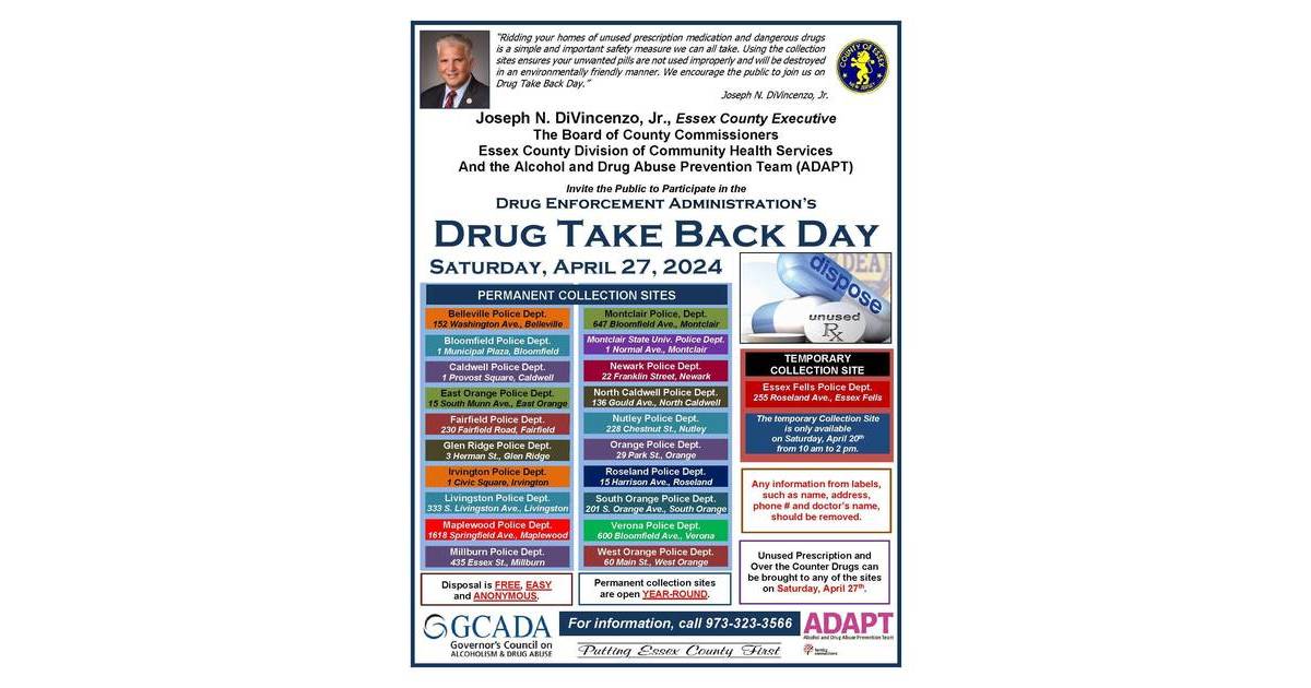 Drug Take Back Day | SOMA, NJ News TAPinto