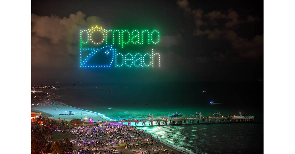 Coming November 8, Pompano Beach to Host Its Largest Drone Light Show ...