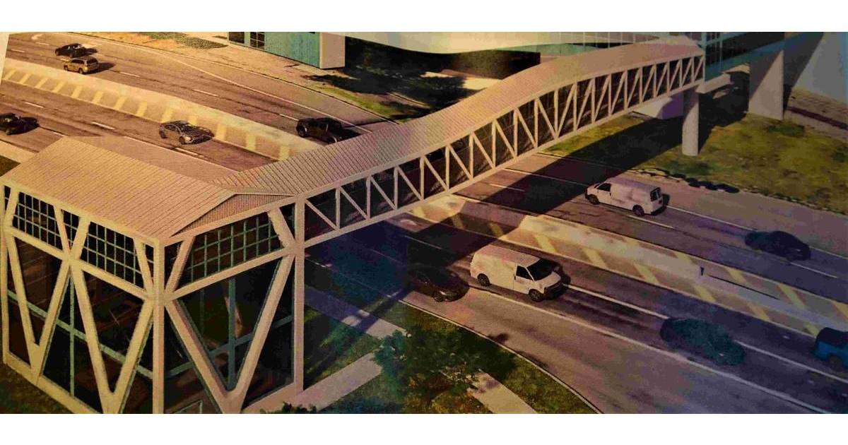 Preferred Pedestrian Bridge Option Comes With a $10M Price Tag ...