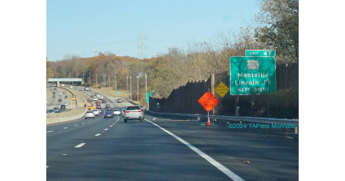 Montville Exit on Route 287 to be Closed This Weekend; Two Lanes to Be ...