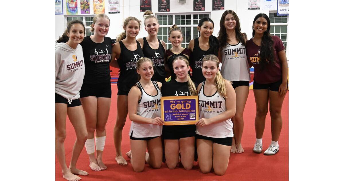 Summit HS Gymnasts Go Gold for Pediatric Cancer Awareness | Summit, NJ ...