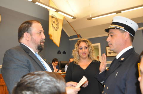 In Front of Family and Friends, Springfield Fire Captain Cocuzza Sworn ...