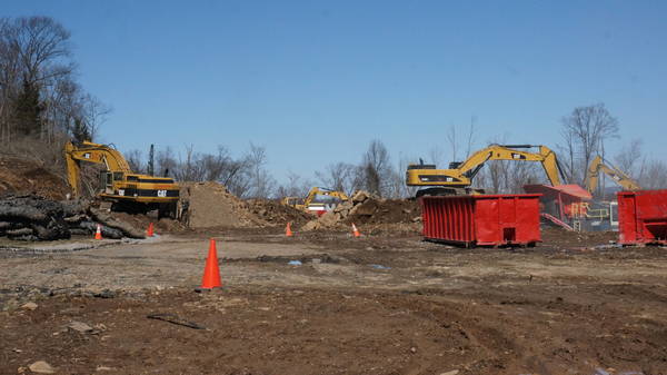 Former Bayer Building Razed and Under Construction for Apts ...