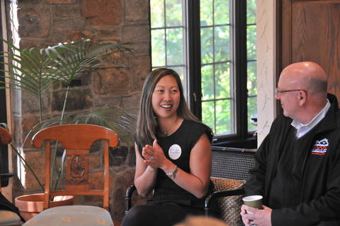 Millburn Township Committee Candidate Agnes Sym Meets with Residents on ...