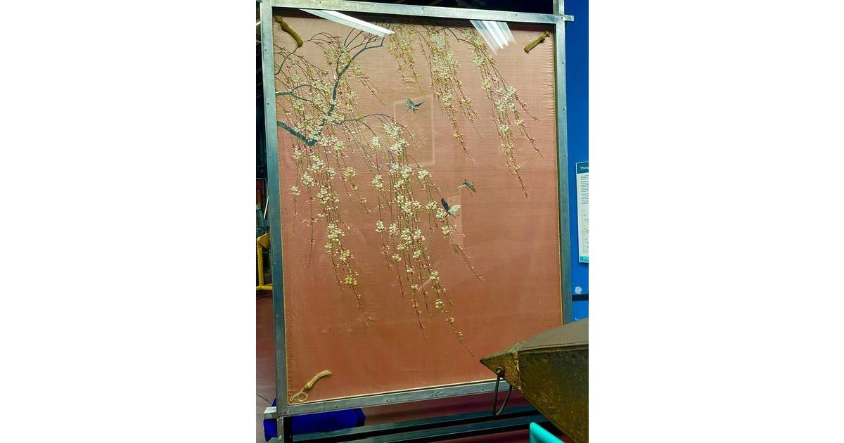 Paterson Museum Unveils Historic Silk Tapestry Gifted to Submarine ...