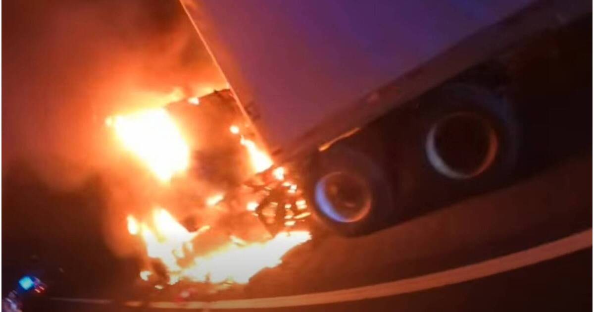 East Brunswick Firefighters Respond to Truck Fire on NJ Turnpike, No ...