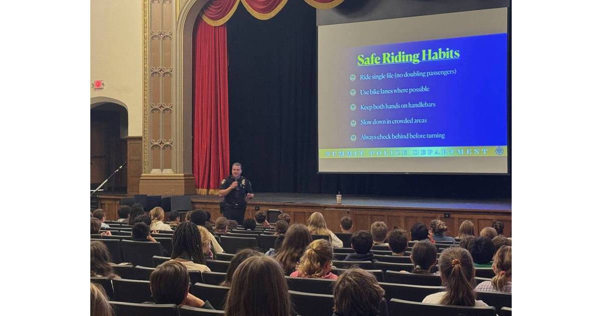 No Speeding, No Sidewalks: Summit Police Take E-Bike Safety Straight to ...