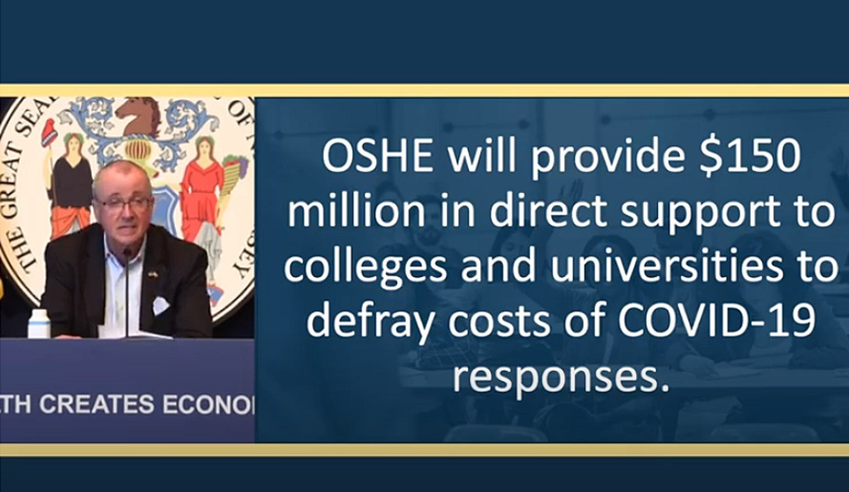 NJ Colleges and Universities to Receive $150M to Defray Costs Related ...