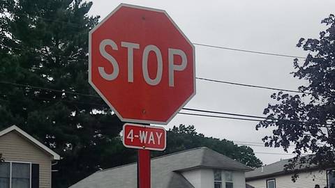 New 4-Way Stop Signs Being Installed Throughout Hasbrouck Heights ...