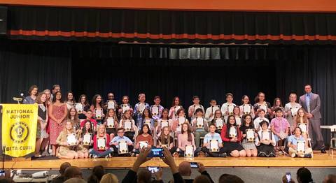 Hasbrouck Heights Middle School Inducts the Newest Junior Beta Club ...