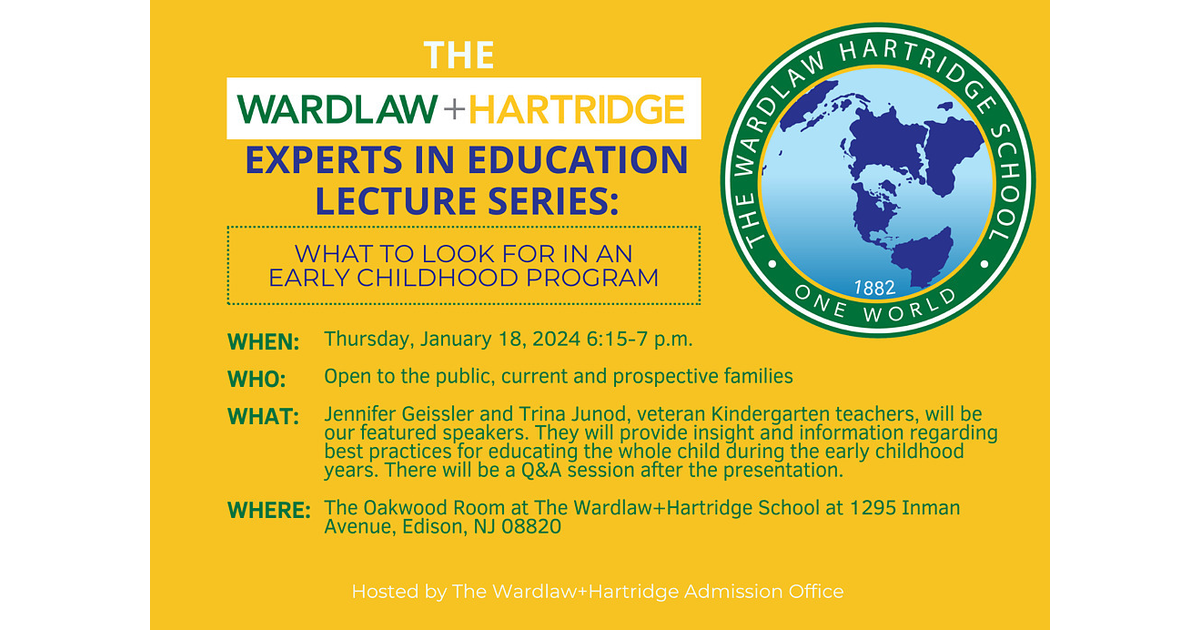 Wardlaw+Hartridge School Presents Experts in Education Lecture Series ...