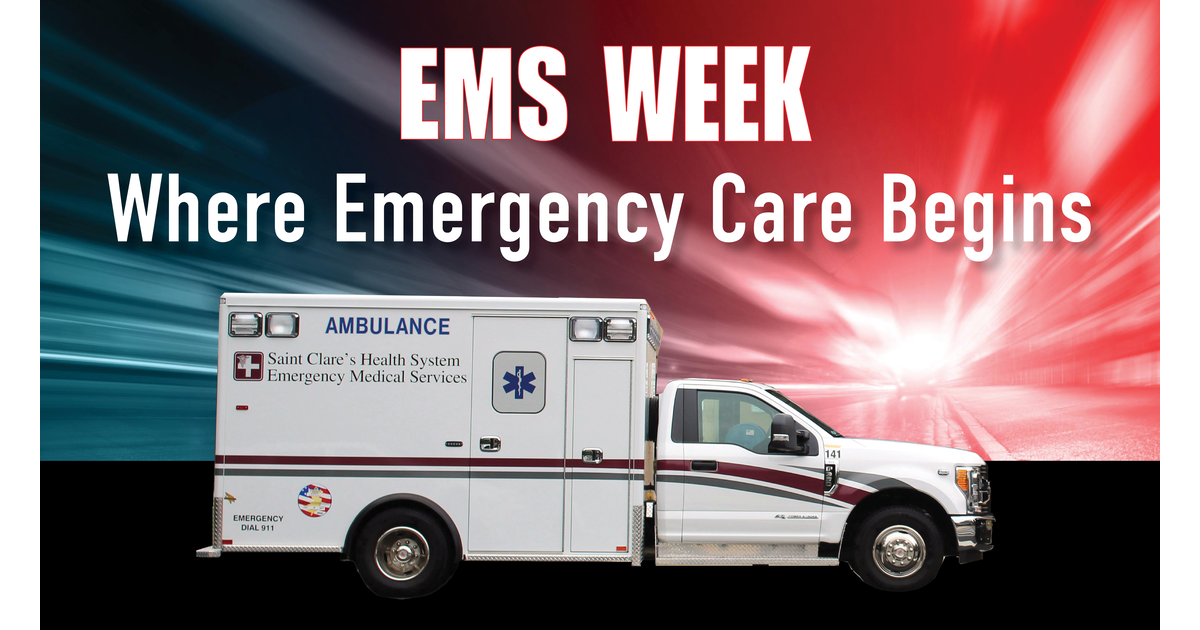 Saint Clare’s Celebrates EMS Week | Morristown, NJ News TAPinto