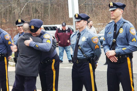 A Retirement Send-Off for Veteran Roxbury Cop | Roxbury, NJ News TAPinto