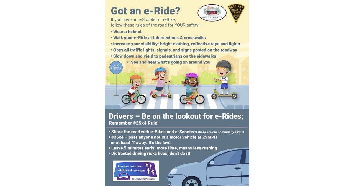 Berkeley Heights Encourages Drivers to “Slow Down and Move Over ...