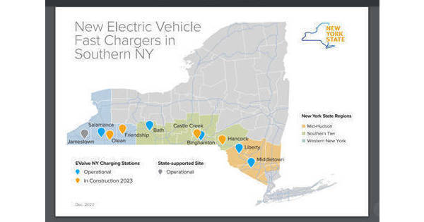 State Adds Electric Vehicle Chargers in Southern Tier and WNY | Greater ...