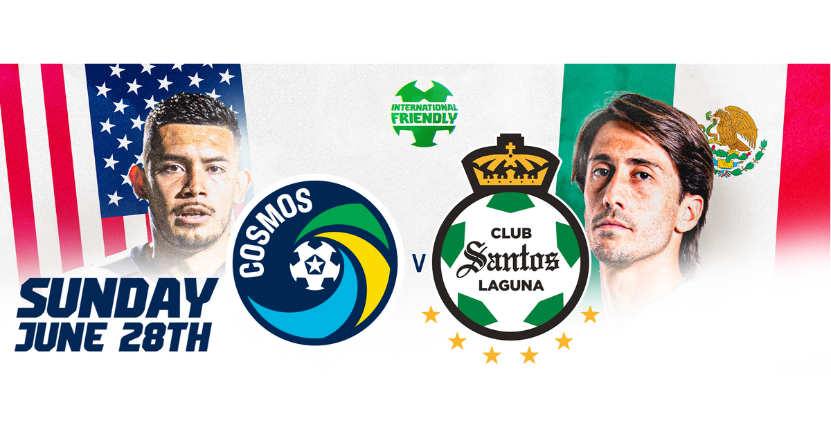 New York Cosmos to Host Santos Laguna in International Friendly at ...