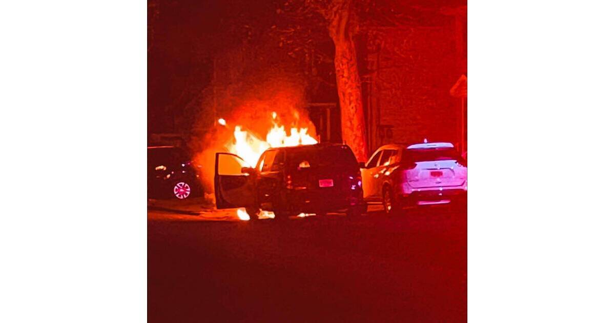Kenilworth Fire Department & Rescue Squad Respond to Vehicle Fire ...