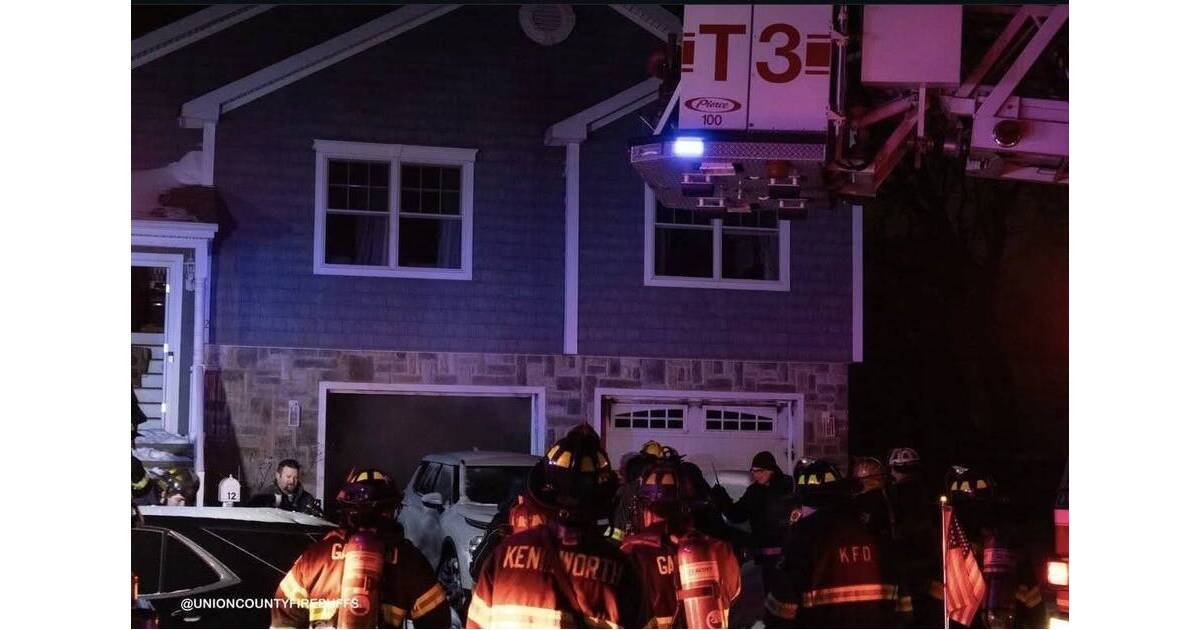 Kenilworth Fire Department Responds to Residential Fire, Hazmet ...