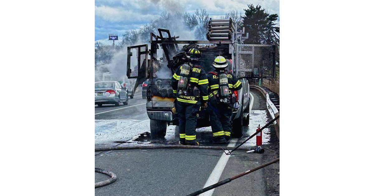 Kenilworth Fire Department & Rescue Squad Respond to Vehicle on Fire ...