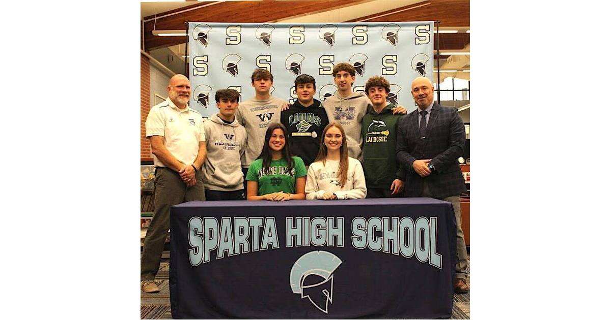 Seven Sparta High School Student Athletes Sign on 'National Letter of ...