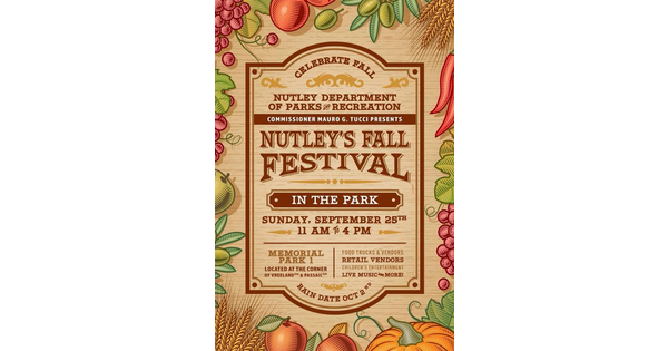 Nutley’s Fall Festival In The Park Slated For September 25 | Nutley, NJ ...