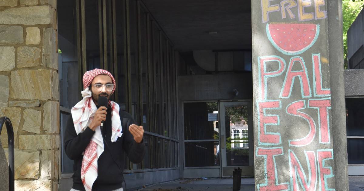 Rutgers-Newark Gaza War Protesters Remain After Being Asked to Leave ...