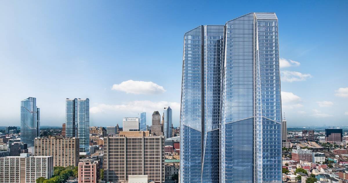 Proposed 1,008-Unit, Two-Tower Development Would be Tallest in Newark ...