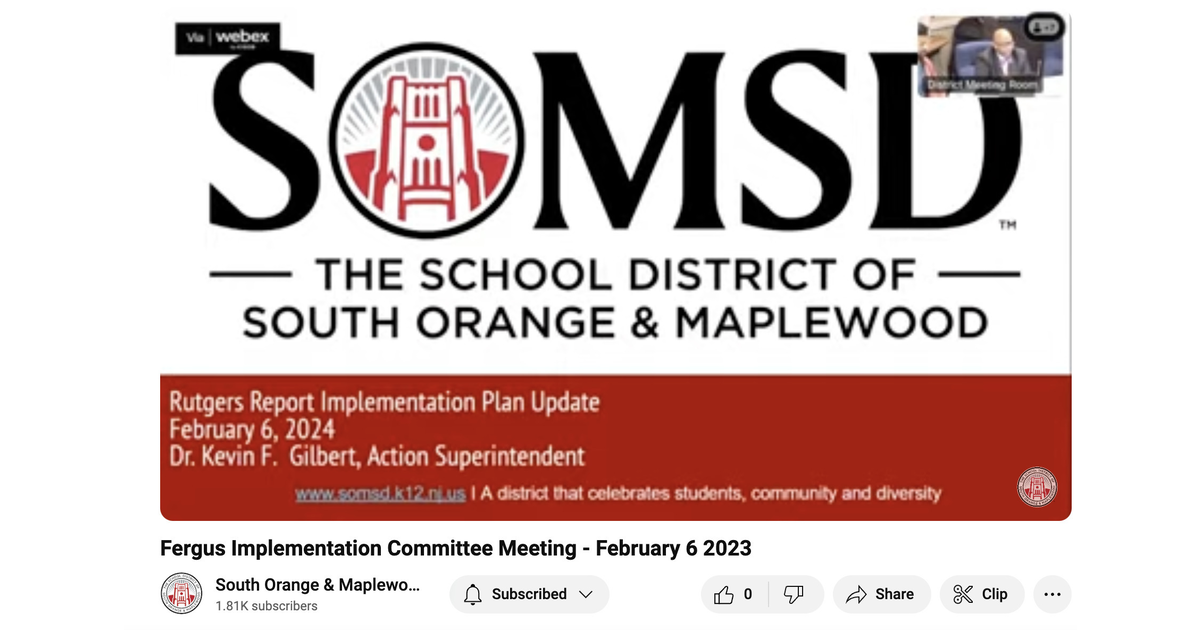 Superintendent Provides Update on Fergus Report Implementation | SOMA ...