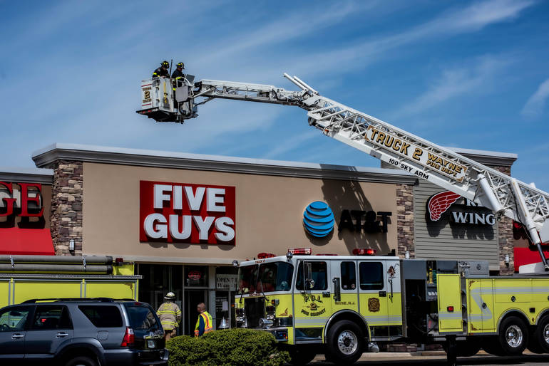 Fire at Five Guys! | TAPinto