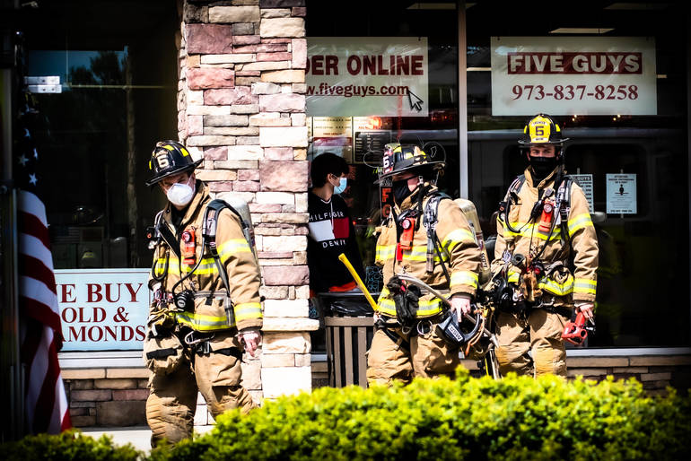 Fire at Five Guys! | TAPinto