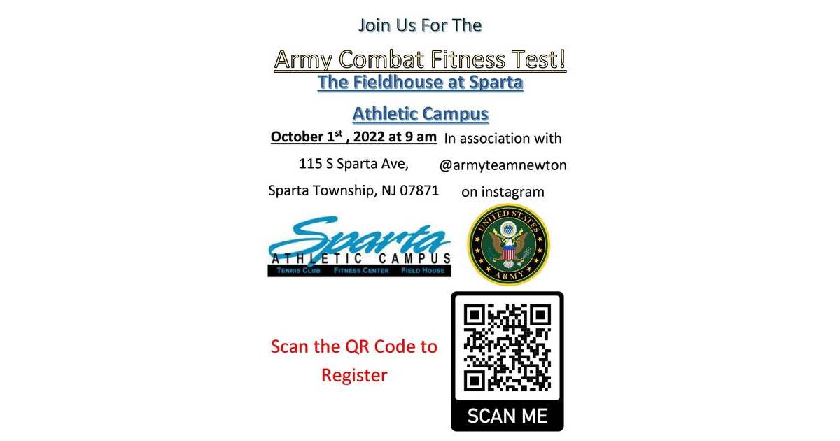 Free Fitness Challenge with U.S. Army at Fieldhouse on Saturday ...