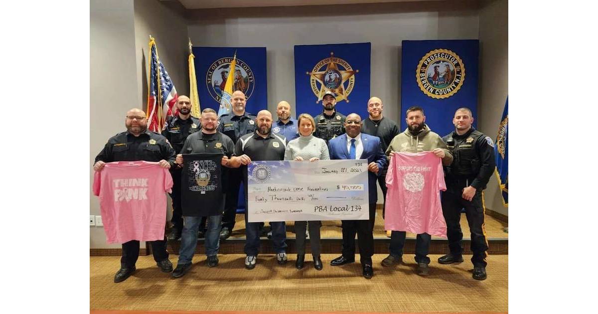 NJ PBA Donates $40,000 to John Theurer Cancer Center at Hackensack ...