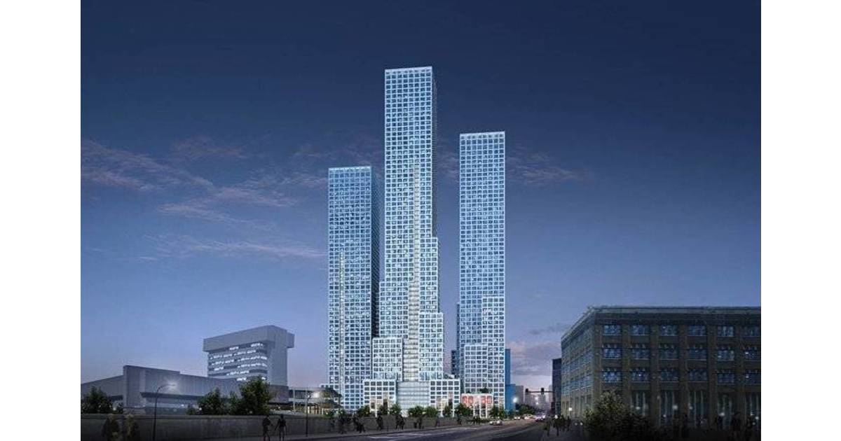 Trifecta. Third Tower of Massive Journal Square Project 'Topped Off ...