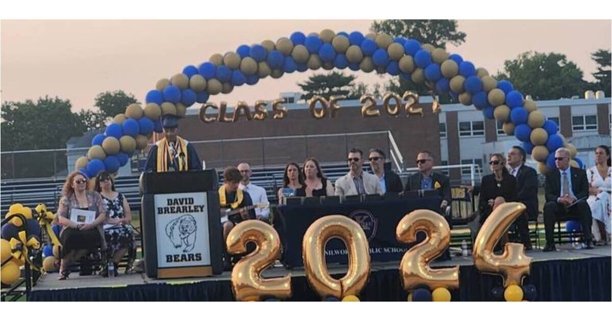 Video of Kenilworth's David Brearley 2024 High School Graduation ...