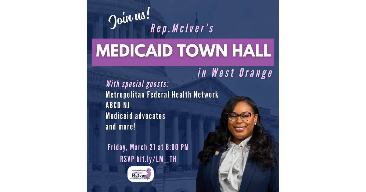 Representative LaMonica McIver To Host a West Orange Medicaid Town Hall ...