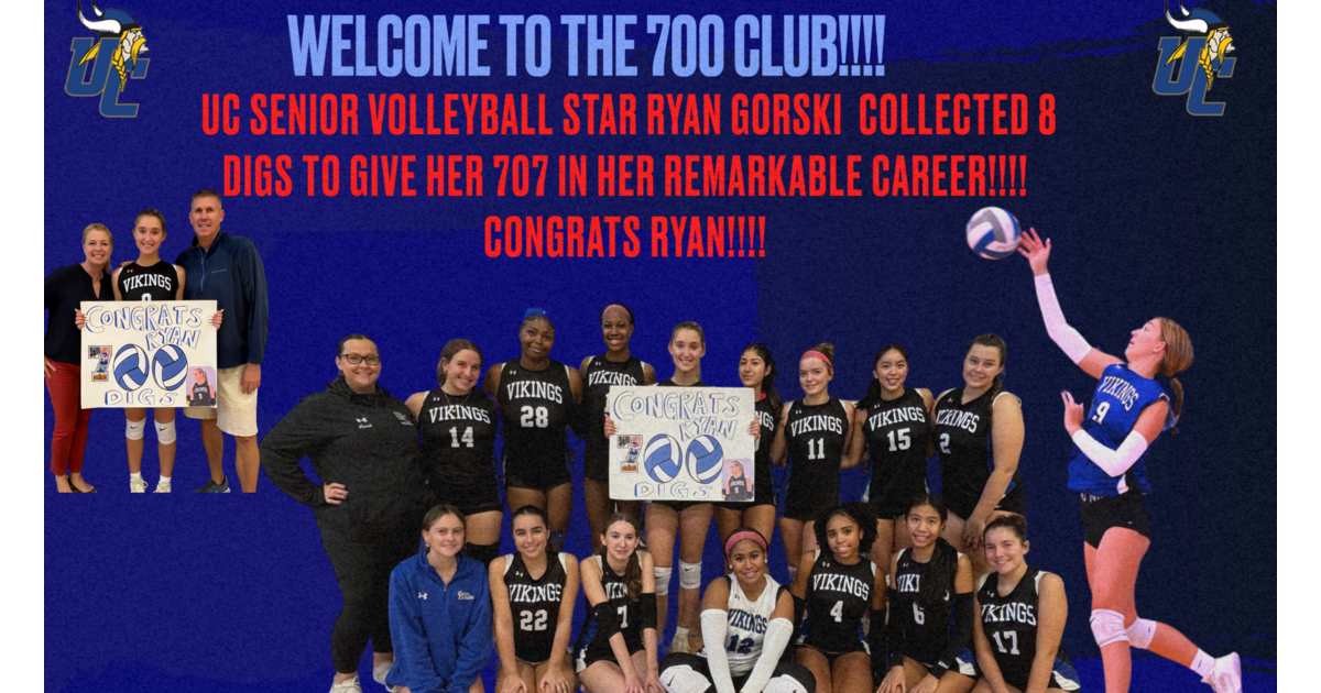 Union Catholic Volleyball Team Wins Again, Gorski Surpasses 700 Digs ...