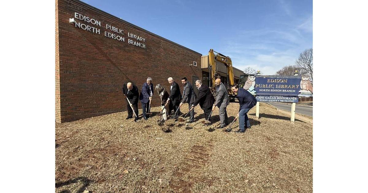 Town, State, and Library Officials Break Ground on North Edison Public ...