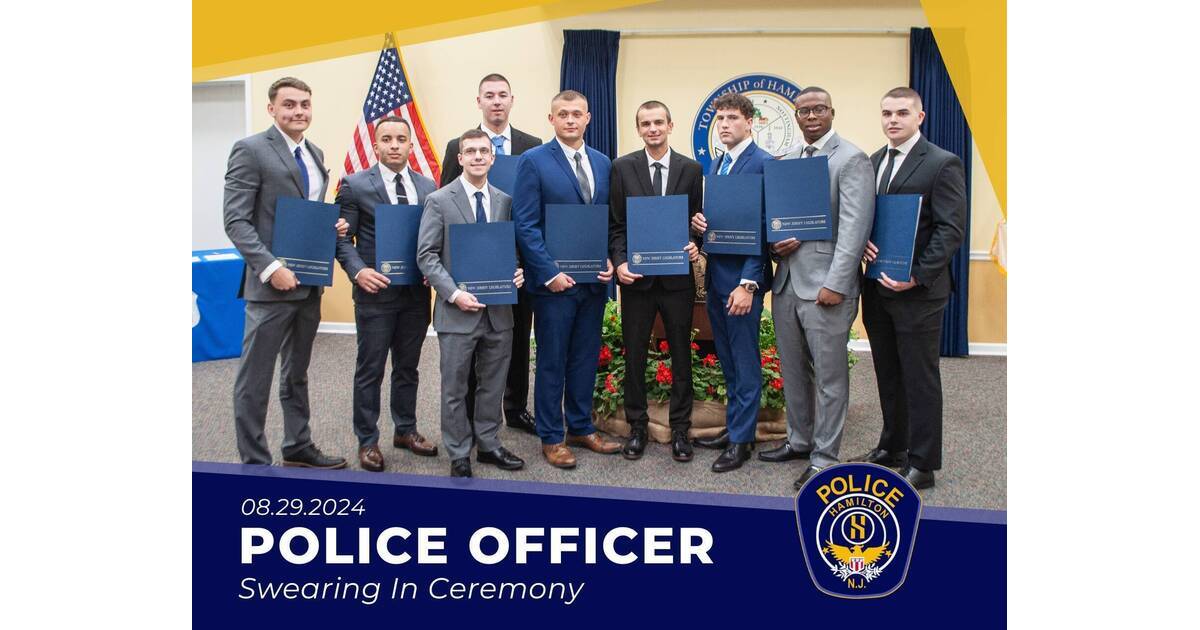 Hamilton Police Welcome 9, New Firefighter Also Sworn In | Hamilton ...