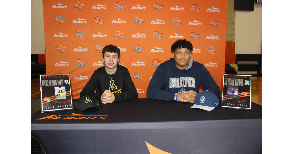 Two Hasbrouck Heights Seniors Sign D1 Commitments to Play in College ...