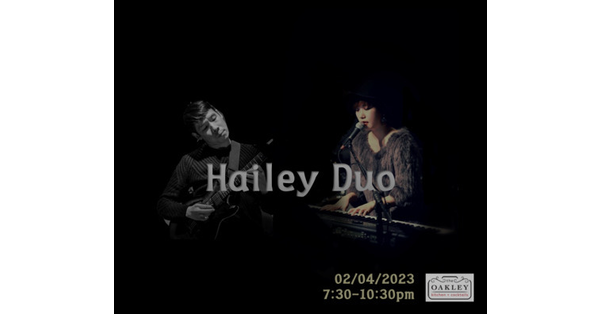 Hailey Duo Tonight at Nutley's Oakley | Nutley, NJ News TAPinto | TAPinto