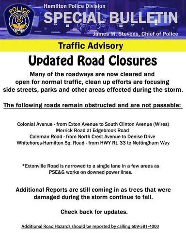 Update: Several Hamilton Roads Still Impassable from Storm Damage ...