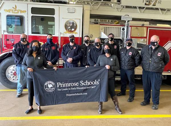 Owners of Primrose School in Hillsborough Visit Police, Firefighters ...