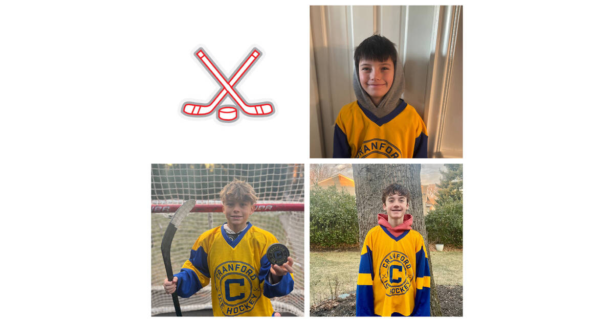 Cranford Middle School's Hockey Athletes of the Week: Cole Bernier ...