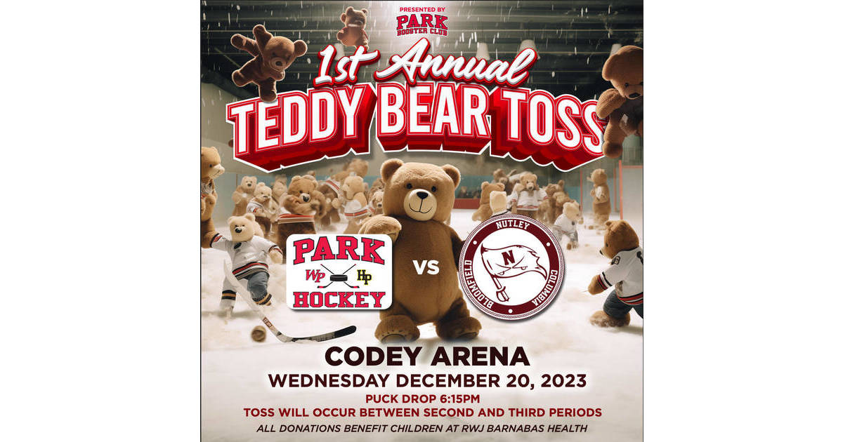 Park Regional Hockey Team Holding 1st Annual Teddy Bear Toss Game ...