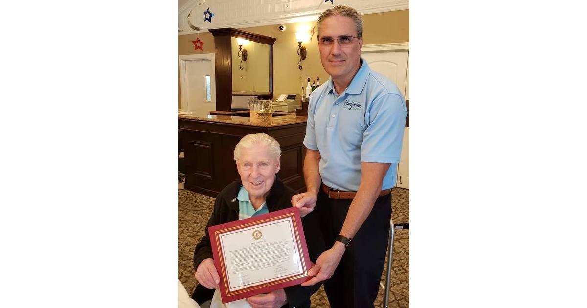 Hunterdon County Celebrates World War II Veteran's 100th Birthday ...