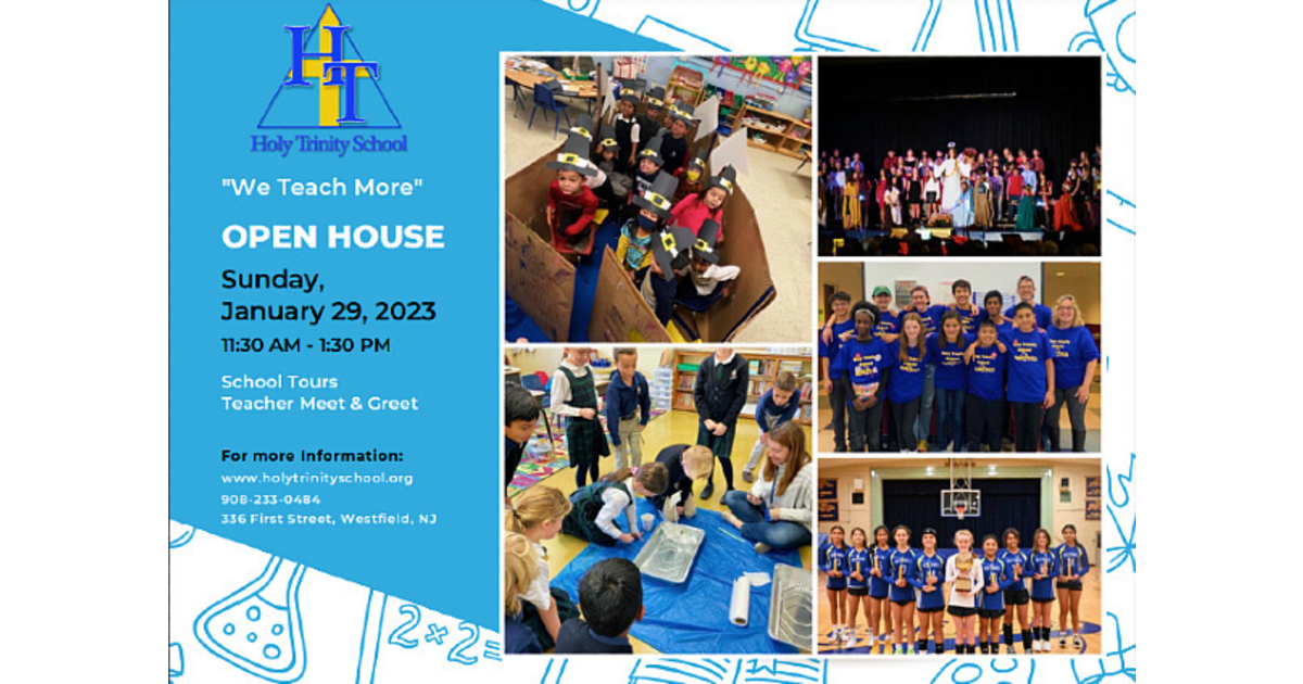 Holy Trinity School to Host Open House on Sunday, Jan. 29 | Scotch ...